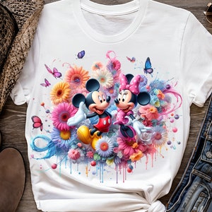 4 PNG Mickey Mouse Splash and Watercolor Digital Design PNG File ...