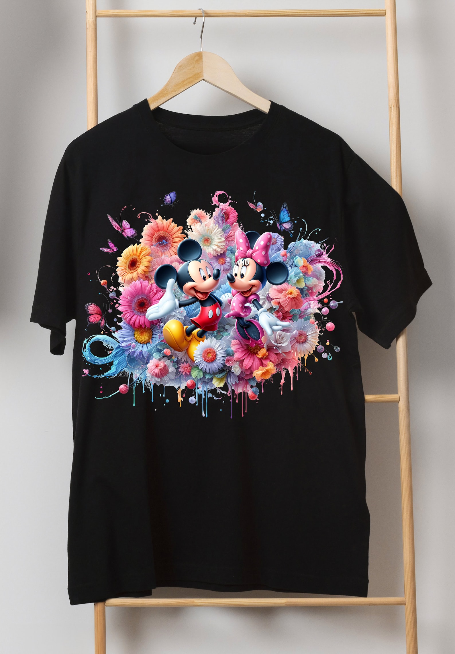 Mickey Mouse Watercolor Splash PNG: High-resolution Digital Art ...