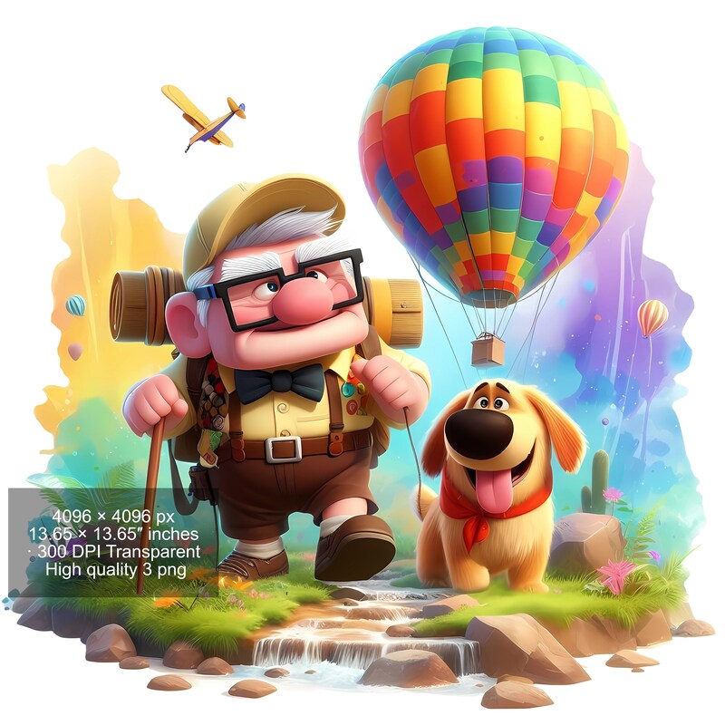 Up Movie Clipart - Etsy