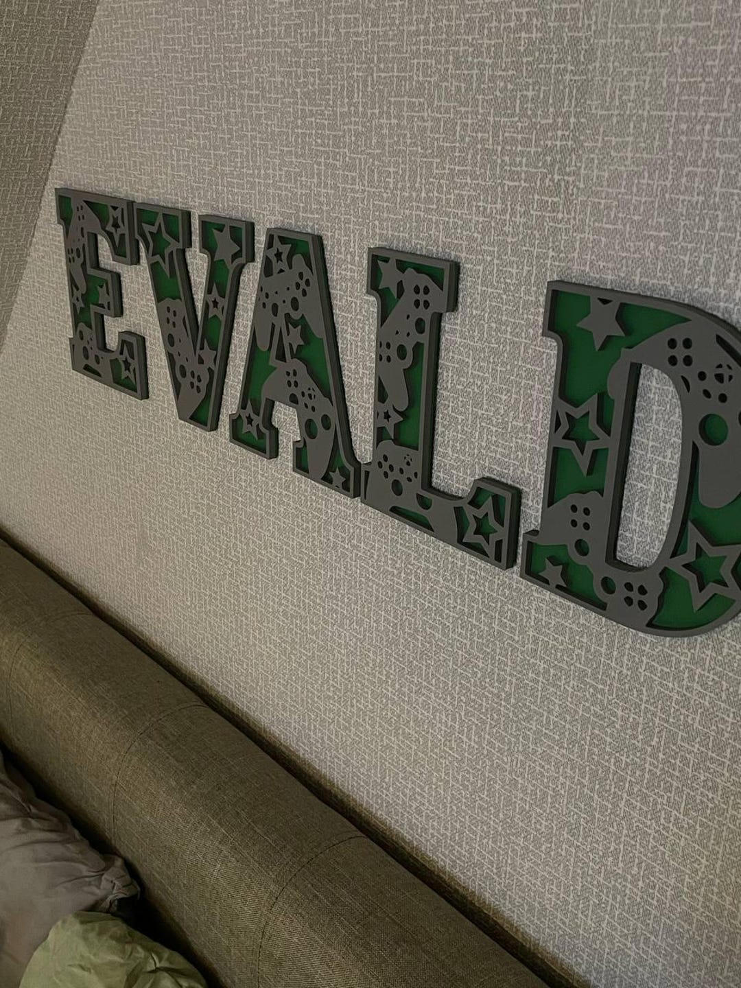 Personalized Name Gamer Letters | Custom Letter| Printable Baby Name ...