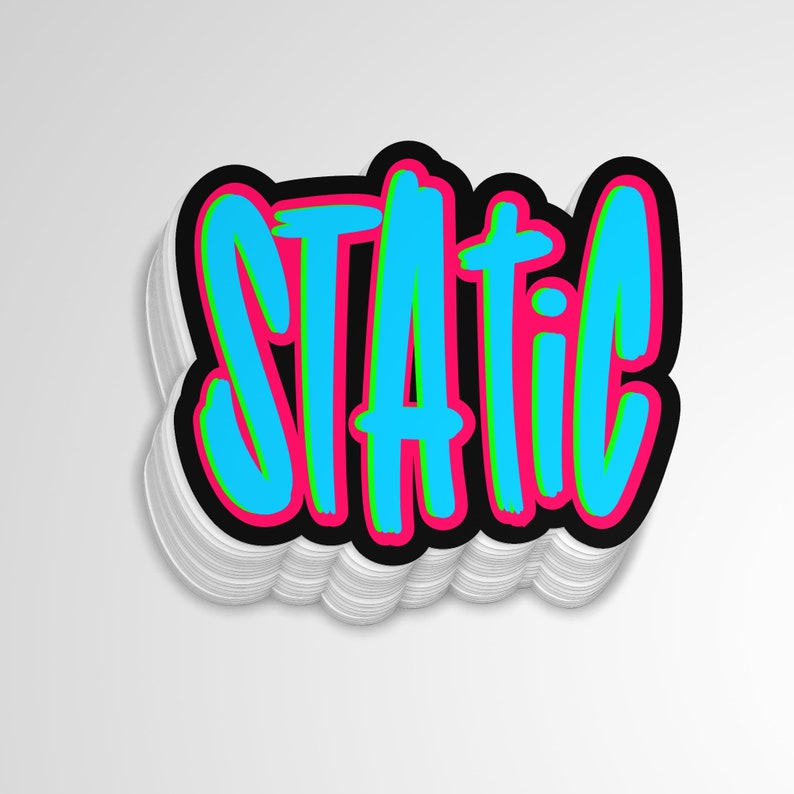 Static Sticker JDM Sticker Static Tuning Custom Sticker - Etsy