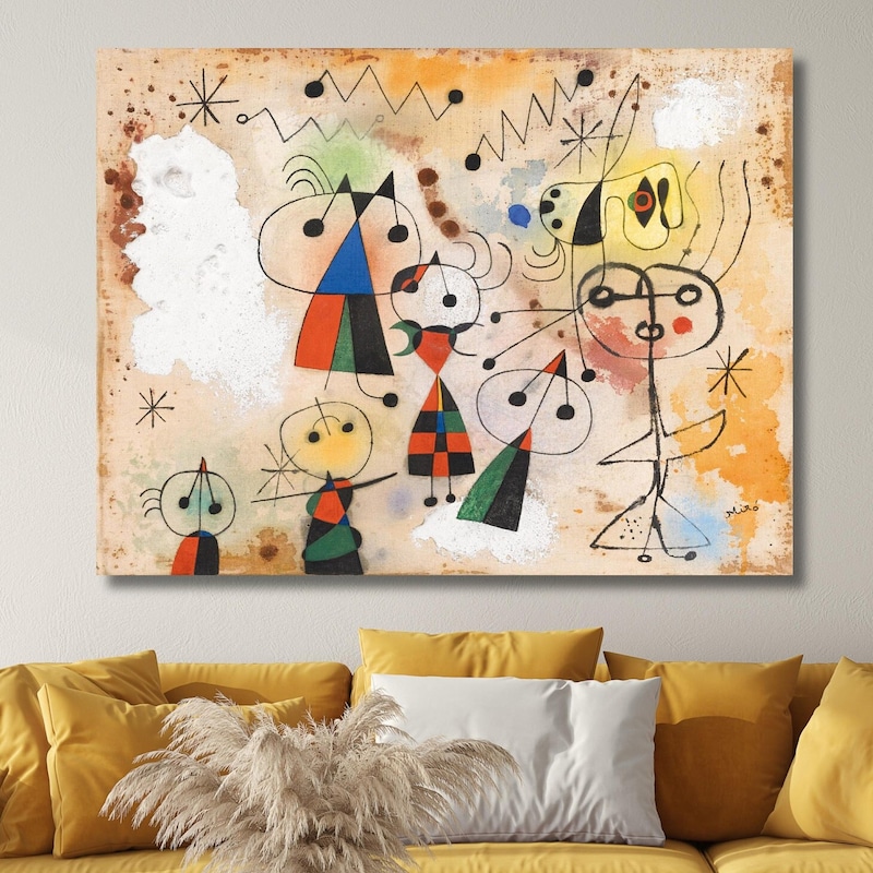 Joan Miro Print - Etsy