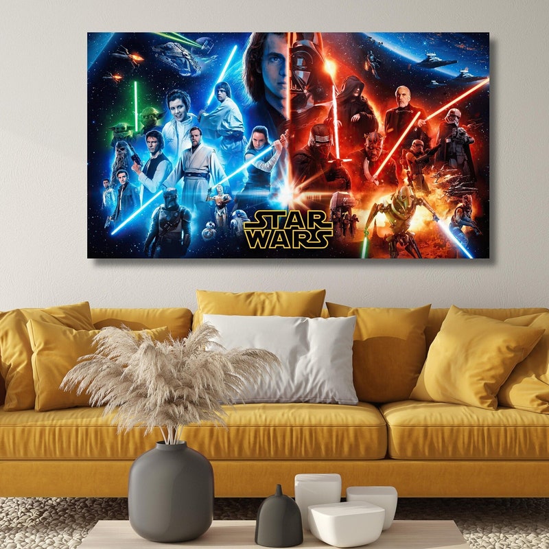 Starwars Wall Art - Etsy
