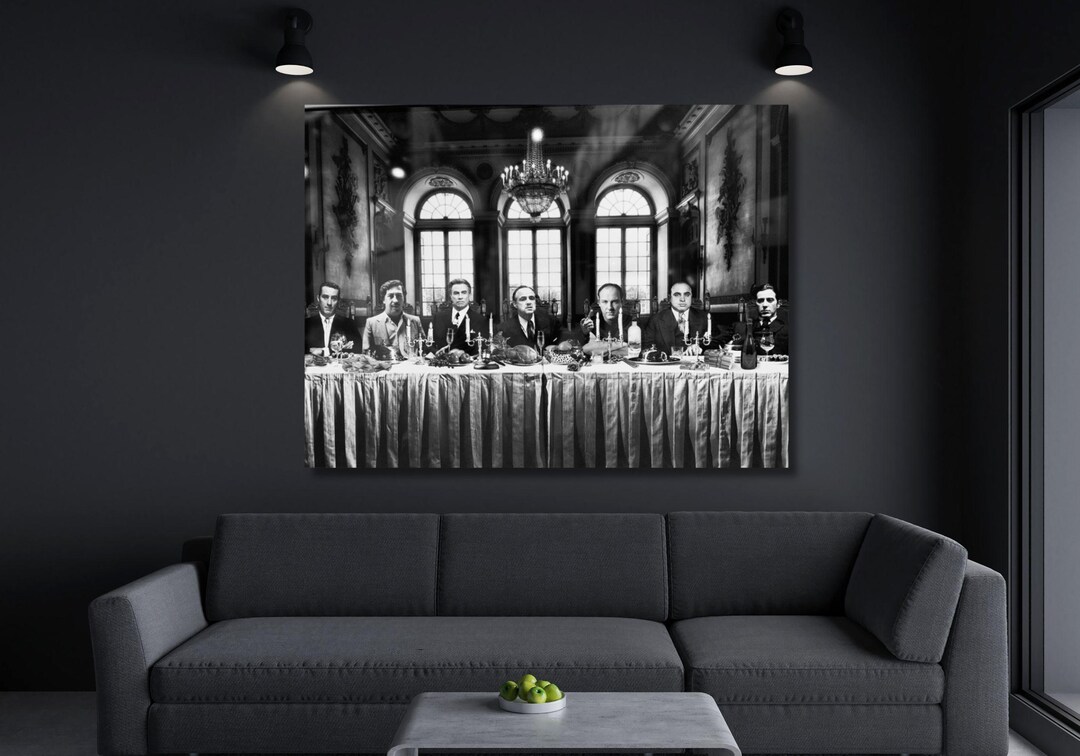 Last Supper Gangsters Ready to Hang Wall Art,gangsters Poster,canvas ...