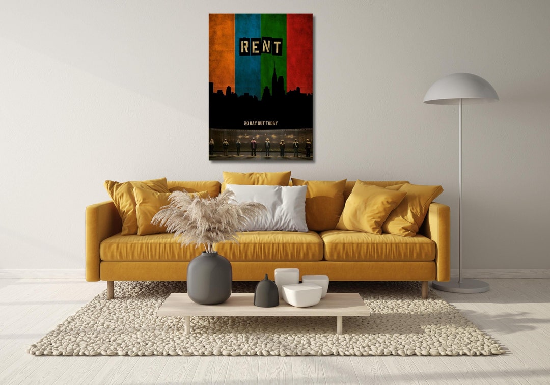Rent Musical Canvas Poster, Rent Musical Theatre Canvas, Wall Decors ...