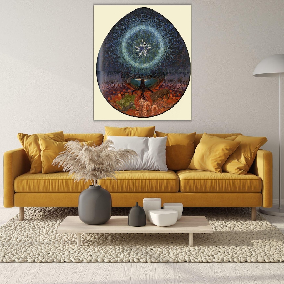 The Tree of Life by Carl Jung Print Art Quality Framed Canvas Wall Art ...