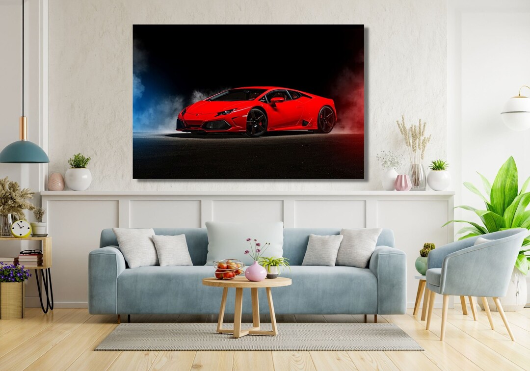 Red Lamborghini Poster,extra Large Lamborghini Poster,lamborghini ...
