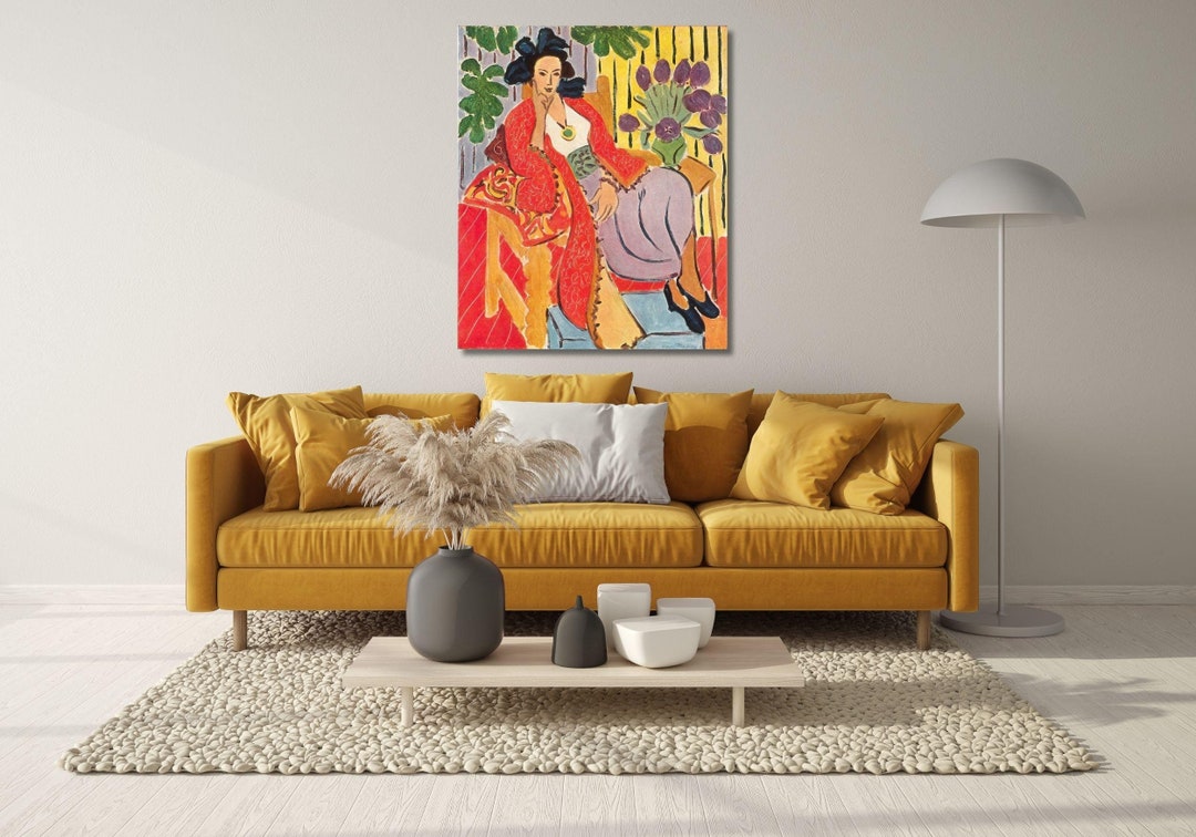 The Woman With Hat by Henri Matisse Canvas Wall Art Matisse Modern Wall ...