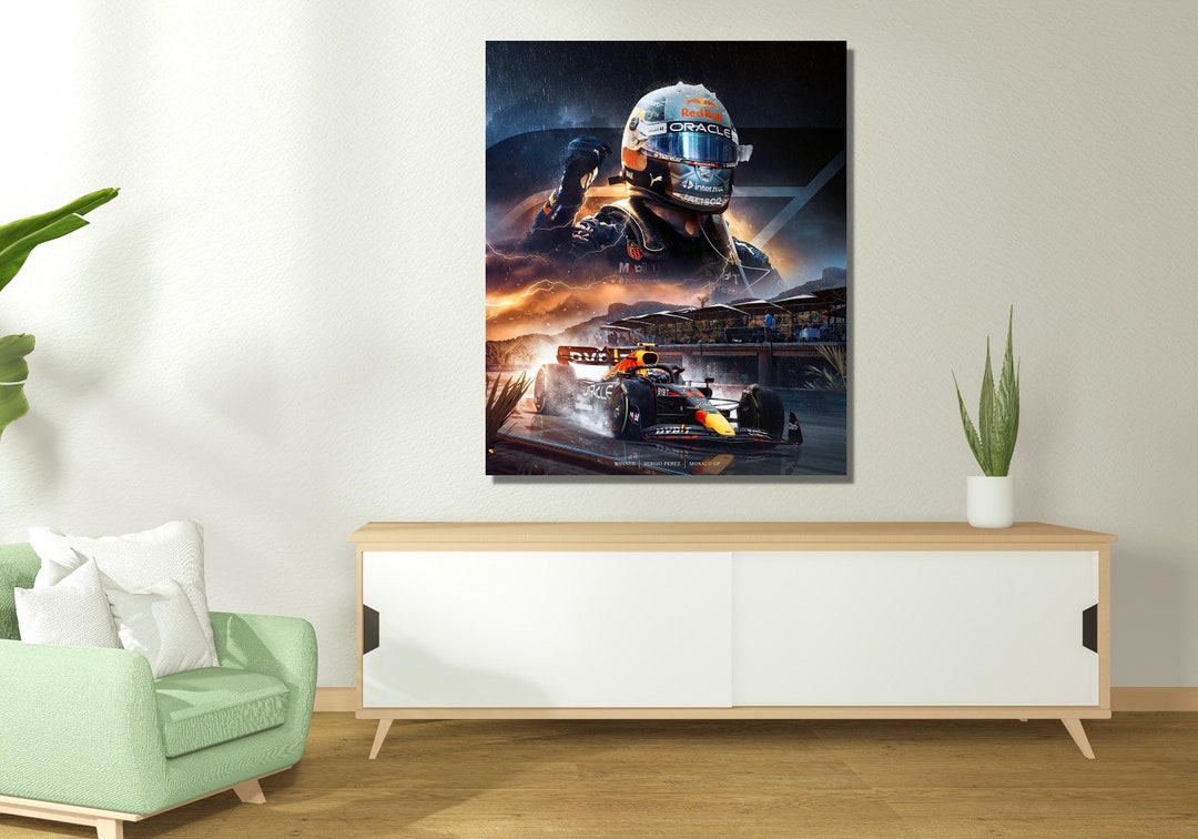 Sergio Checo Perez Poster Canvas Wall Art, Art Print, Painting ,extra ...