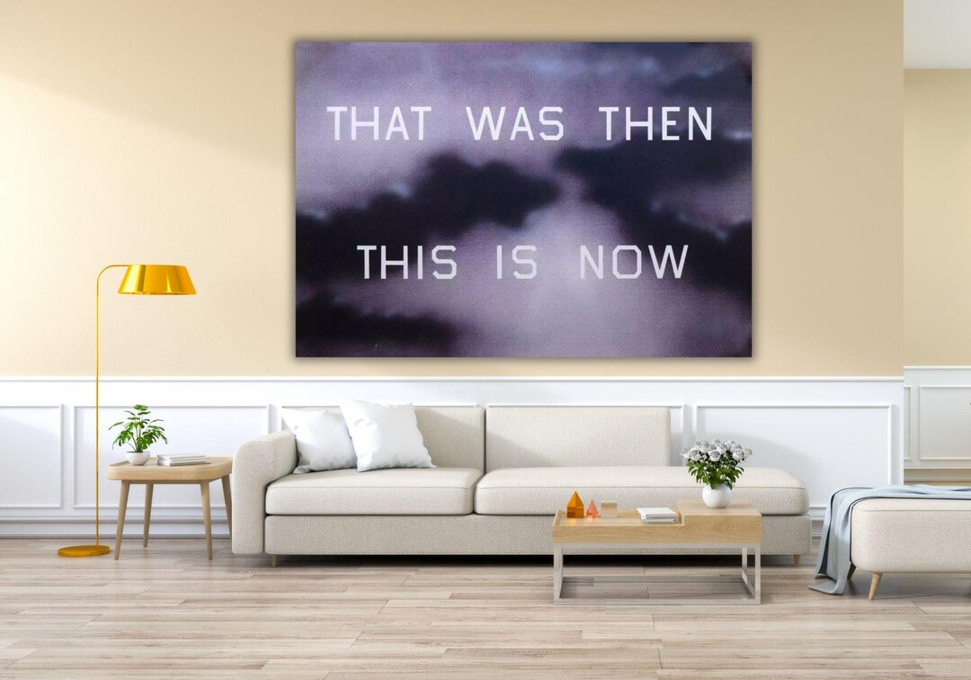 That Was Then This is Now by Ed Ruscha Wall Art Quality Print Framed ...