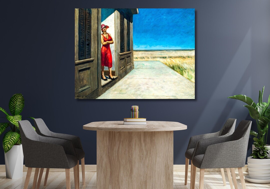 Edward Hopper Art Museum Painting, Edward Hopper Reproduction Wall Art ...