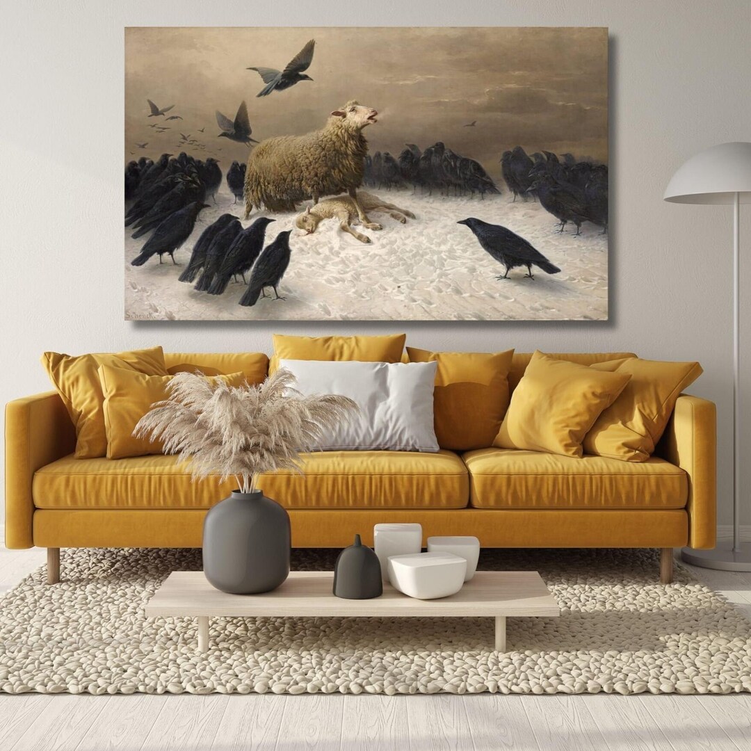 Anguish by August Friedrich Schenck Canvas Ready to Hang, Famous ...