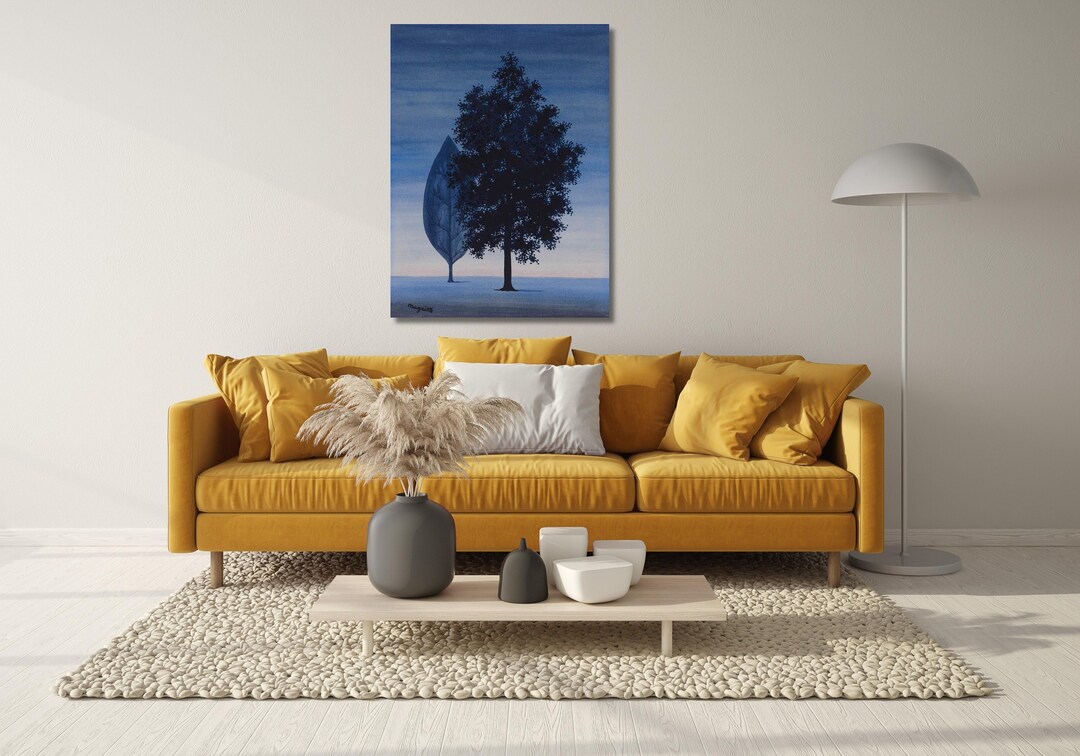 Tree and Leaves by Rene Magritte Poster, Reproduction Print Wall Art ...