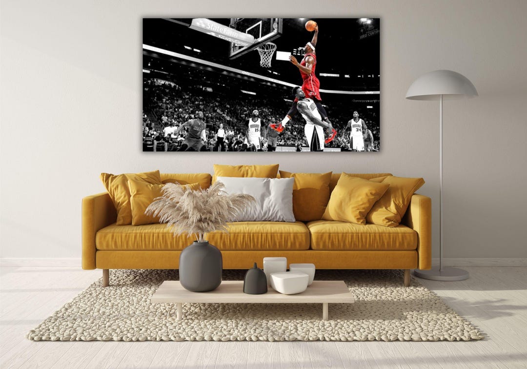 Lebron James Legend Dunk Ready to Hang Art, Lebron James Poster, Roll ...