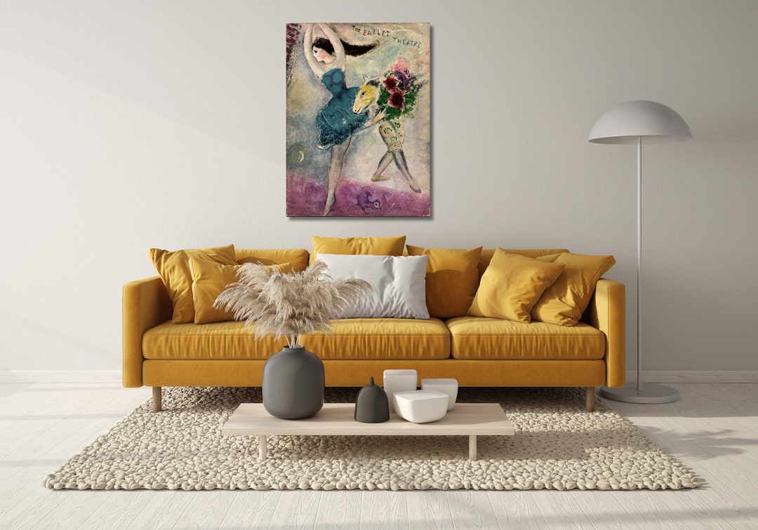 Marc Chagall Dancer Woman Canvas,bride and Goat Canvas Print ,chagall ...