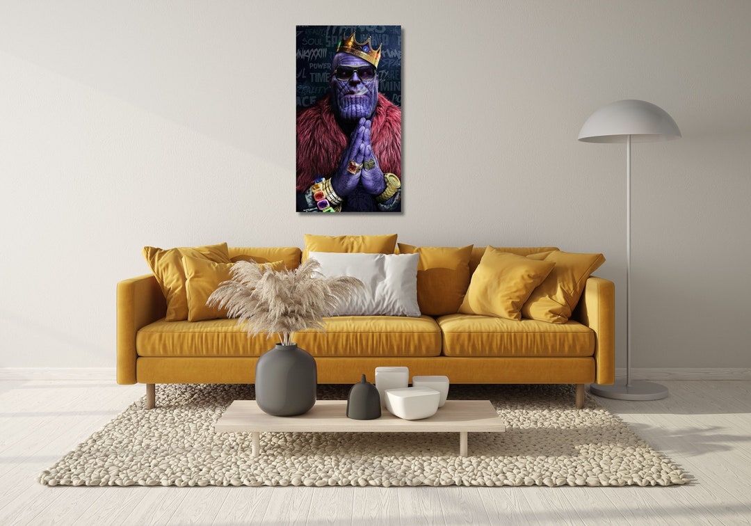 Thanos Wall Art, Thanos Canvas Print, Thanos Painting, Infinity ...
