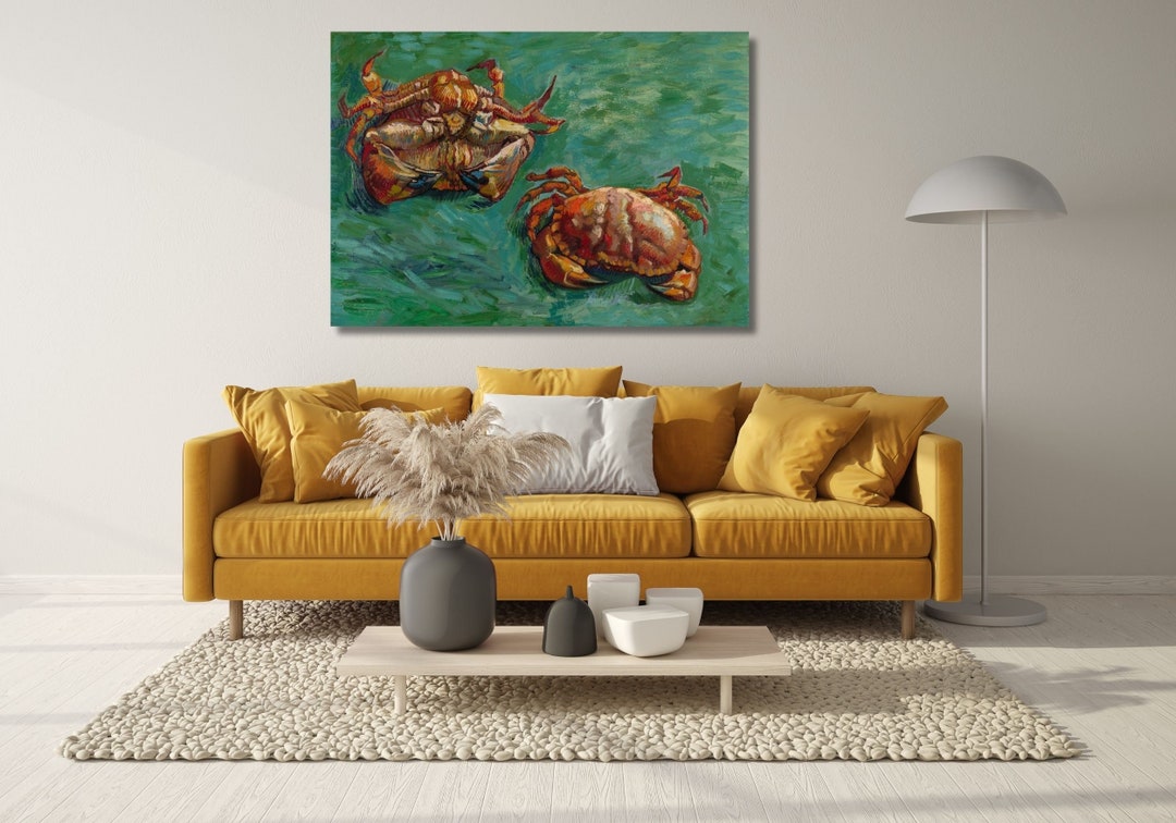 Vincent Van Gogh Two Crabs (1889) Canvas Poster,wall Art,van Gogh ...