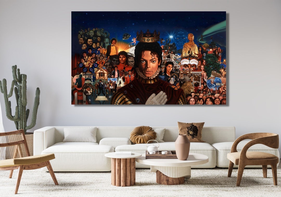 Michael Jackson Wall Art Canvas Art,michael Jackson Print,poster,wall ...