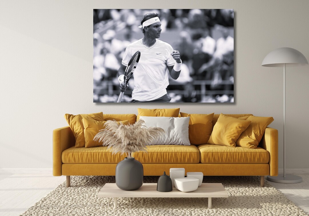 Rafael Nadal Poster,rafael Nadal Wall Art Canvas,nadal Print,nadal Wall ...