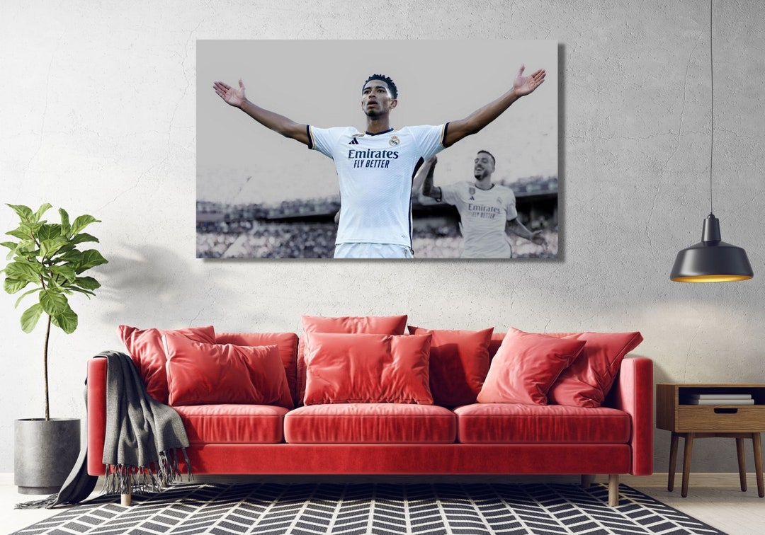 Jude Bellingham Poster, Jude Bellingham Canvas, Soccer Poster Boys Room ...