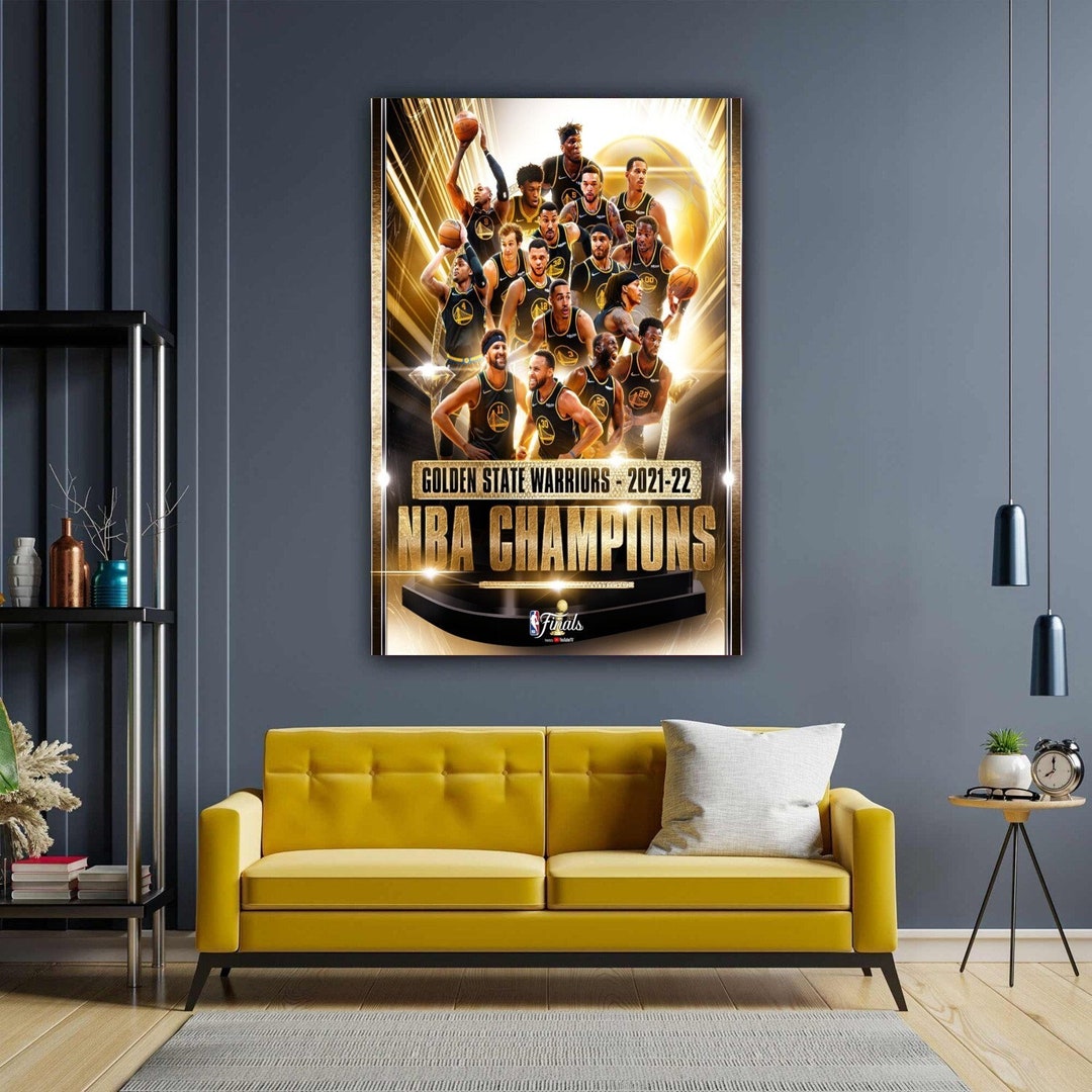 Steph Curry Finals MVP Poster Canvas Wall Art Print Golden State ...