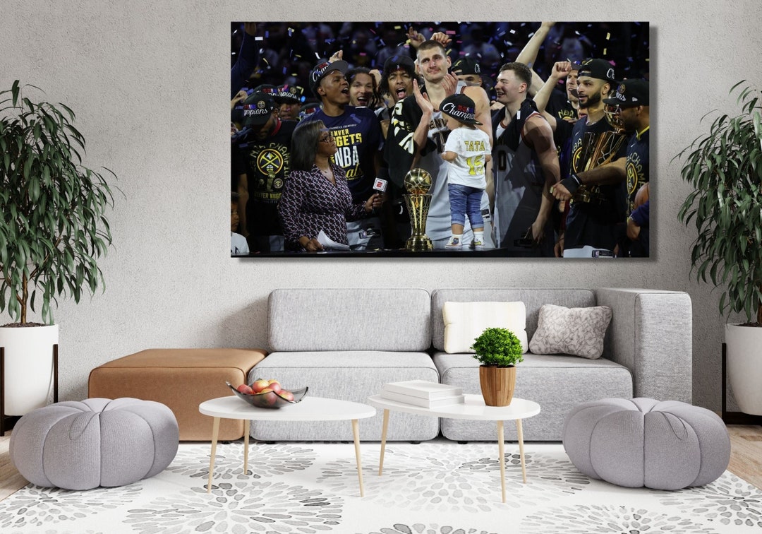 2023 NBA Champion Denver Nuggets Poster Canvas,denver Nuggets Poster ...