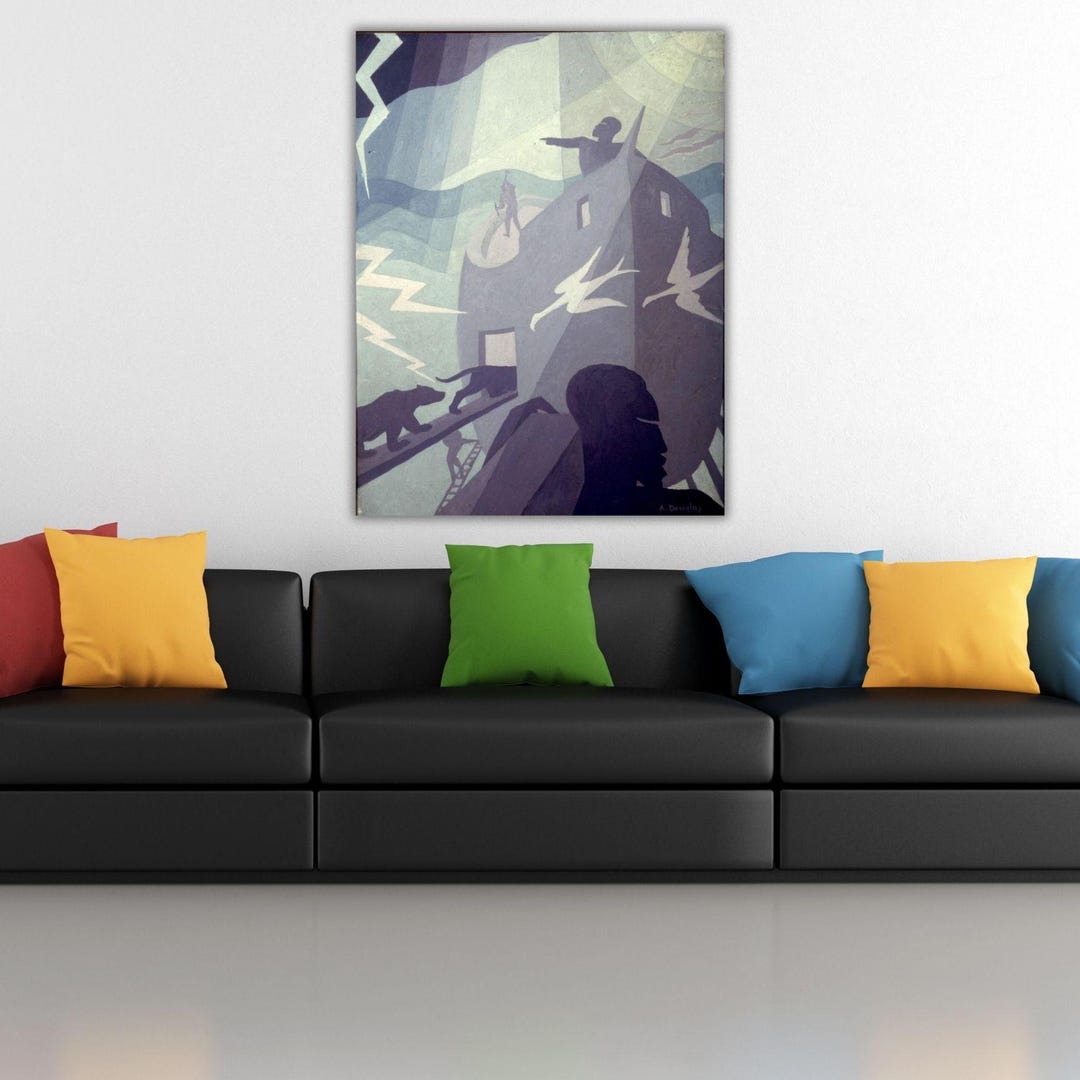 Noahs Ark by Aaron Douglas Ready to Hang Wall Art, Quality Print ...