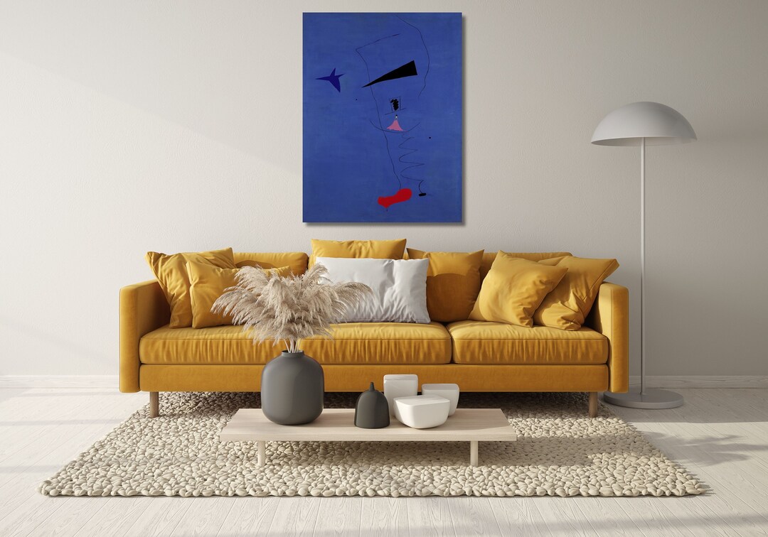 Joan Miro Blue Star 1927 Canvas, 1925 by Joan Miro Dancer Exhibition ...