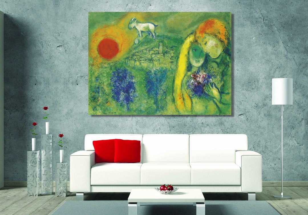 Marc Chagall Wall Art,marc Chagall Painting, Marc CHAGALL Wall Art ...