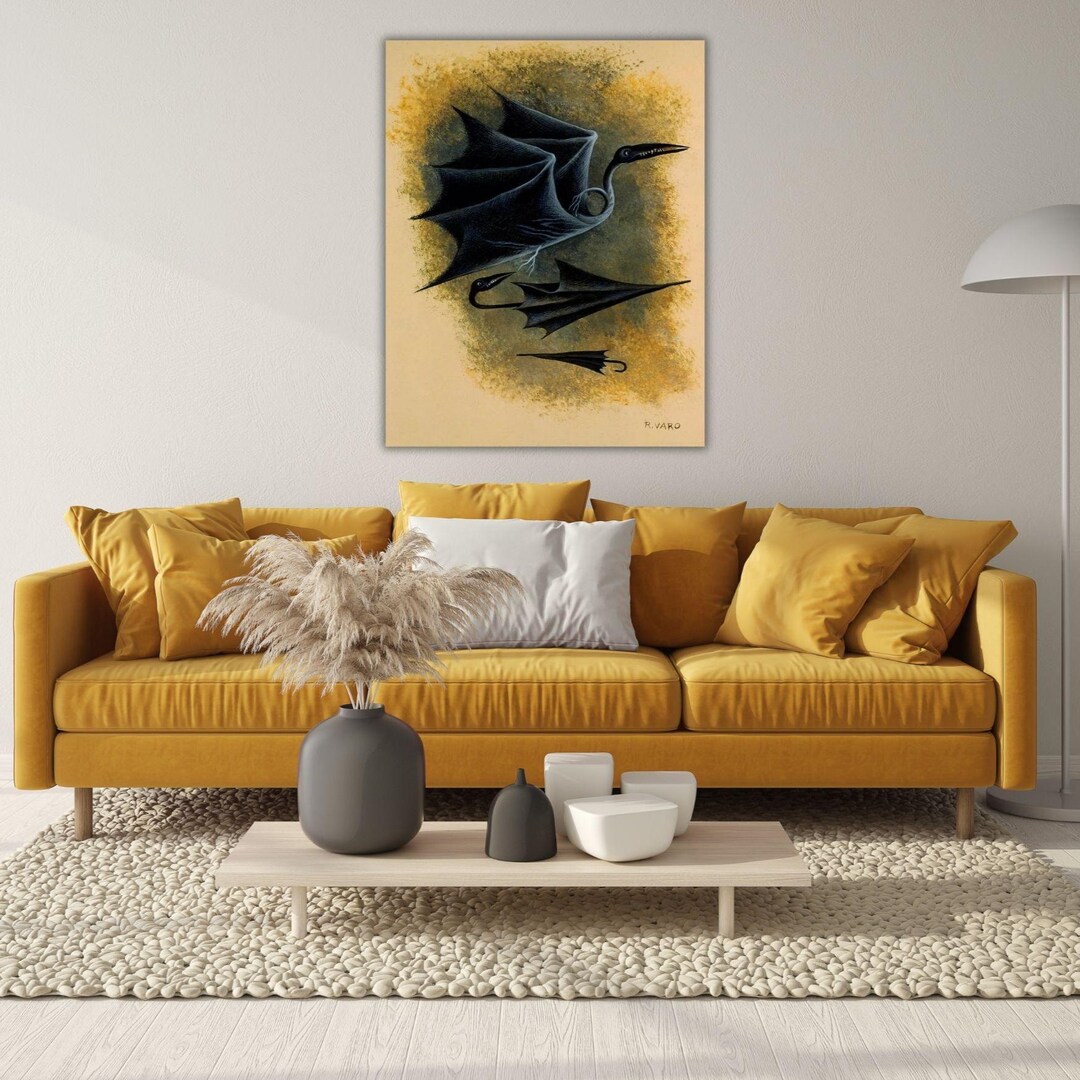 Pterodactyl by Remedios Varo Ready to Hang Canvas Quality Print ...