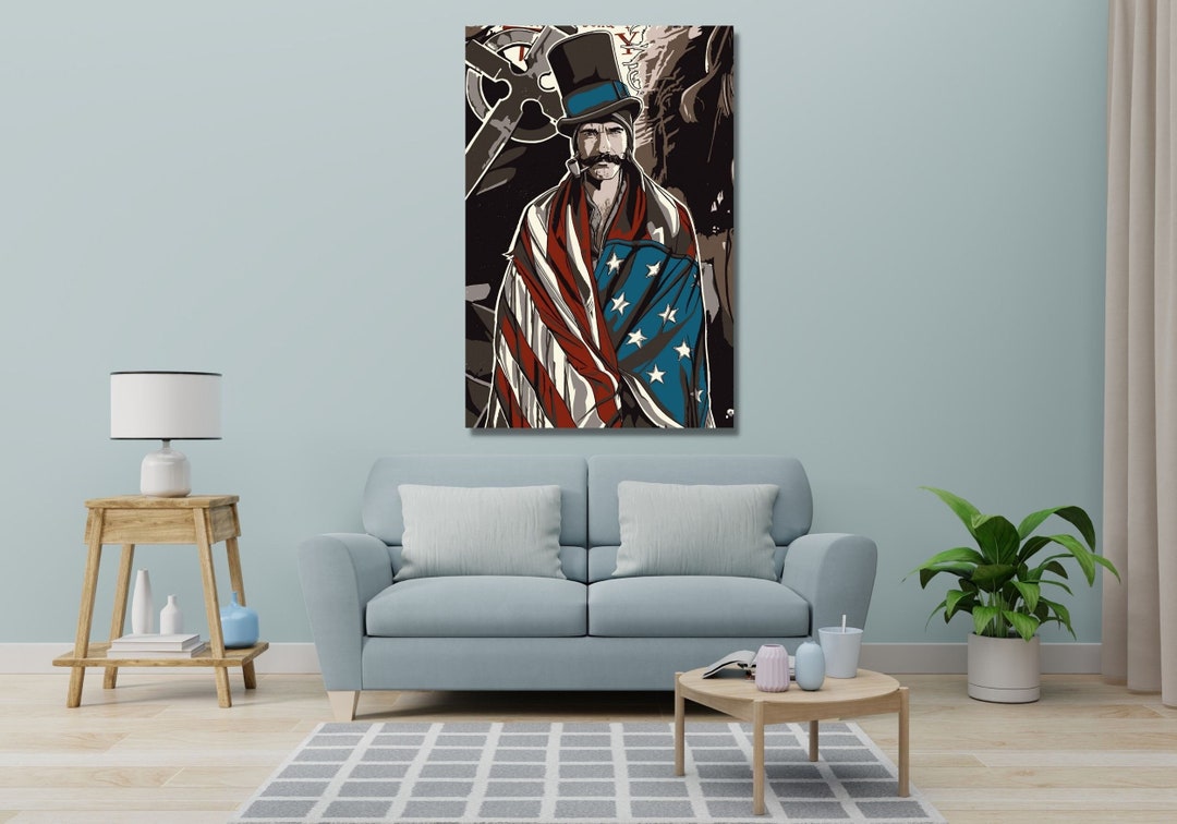 Bill the Butcher Gangs of New York Wall Art Canvas, Bill the Butcher ...