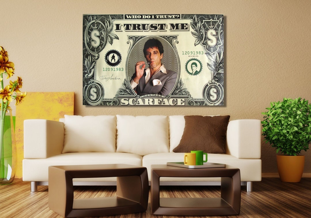 Tony Montana Canvas Wall Art ,scarface Poster,scarface Canvas Wall Art ...