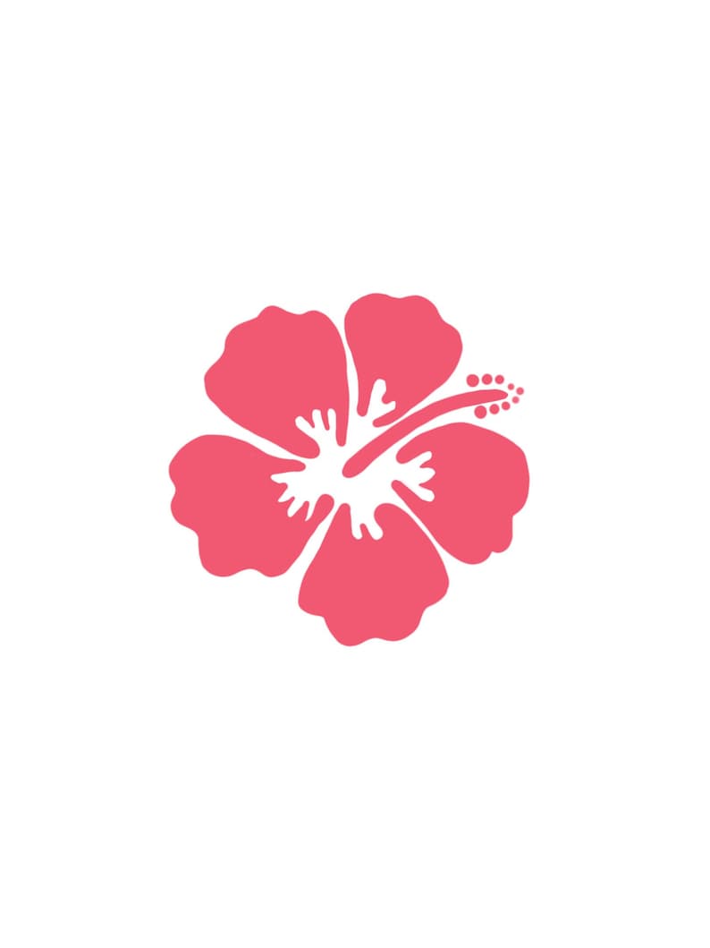 Hibiscus Flower SVG Digital Download - Etsy