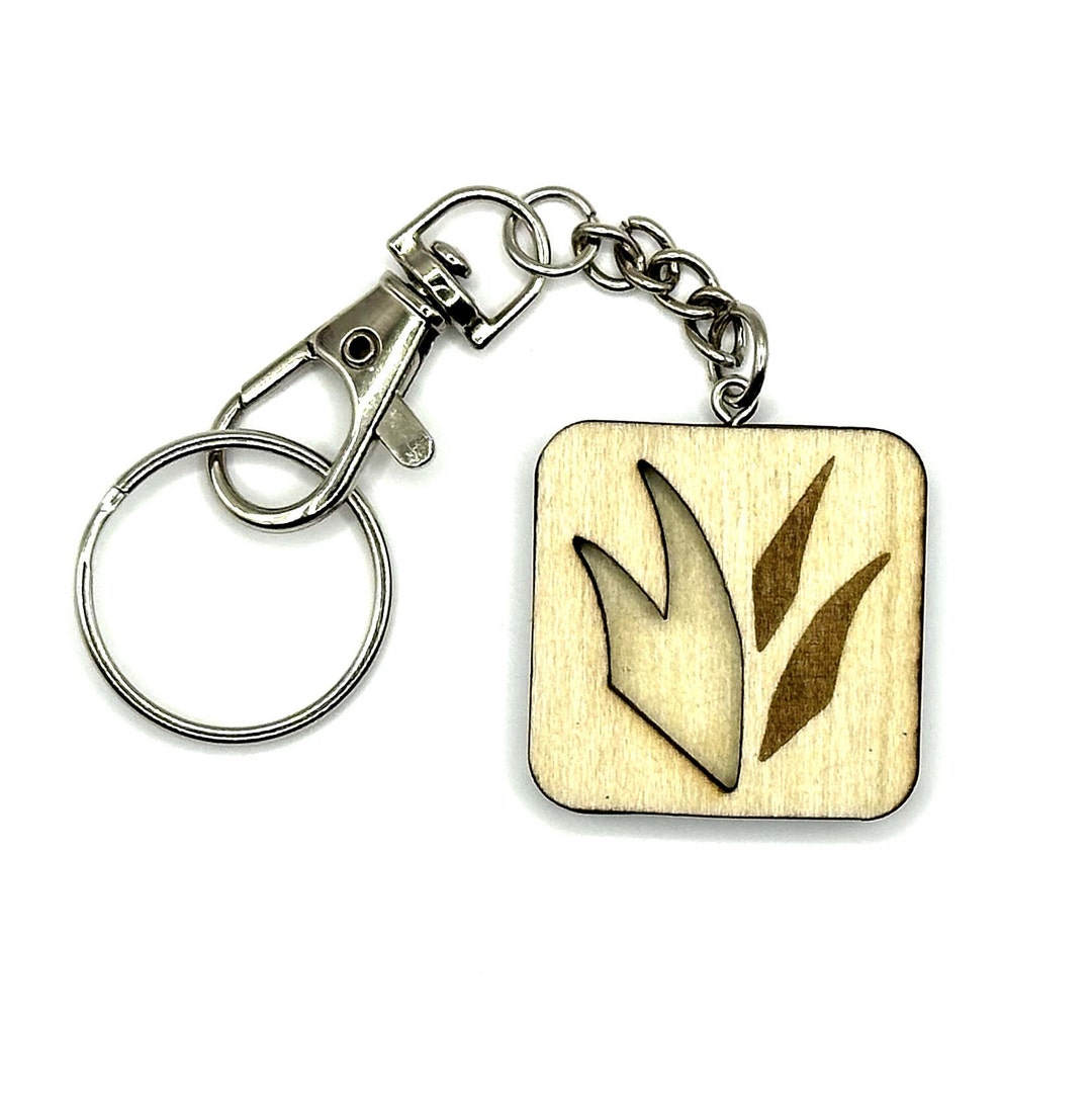 League Legends Laser Cut Wood Game Jungle Pendant Keychain Great Gift ...