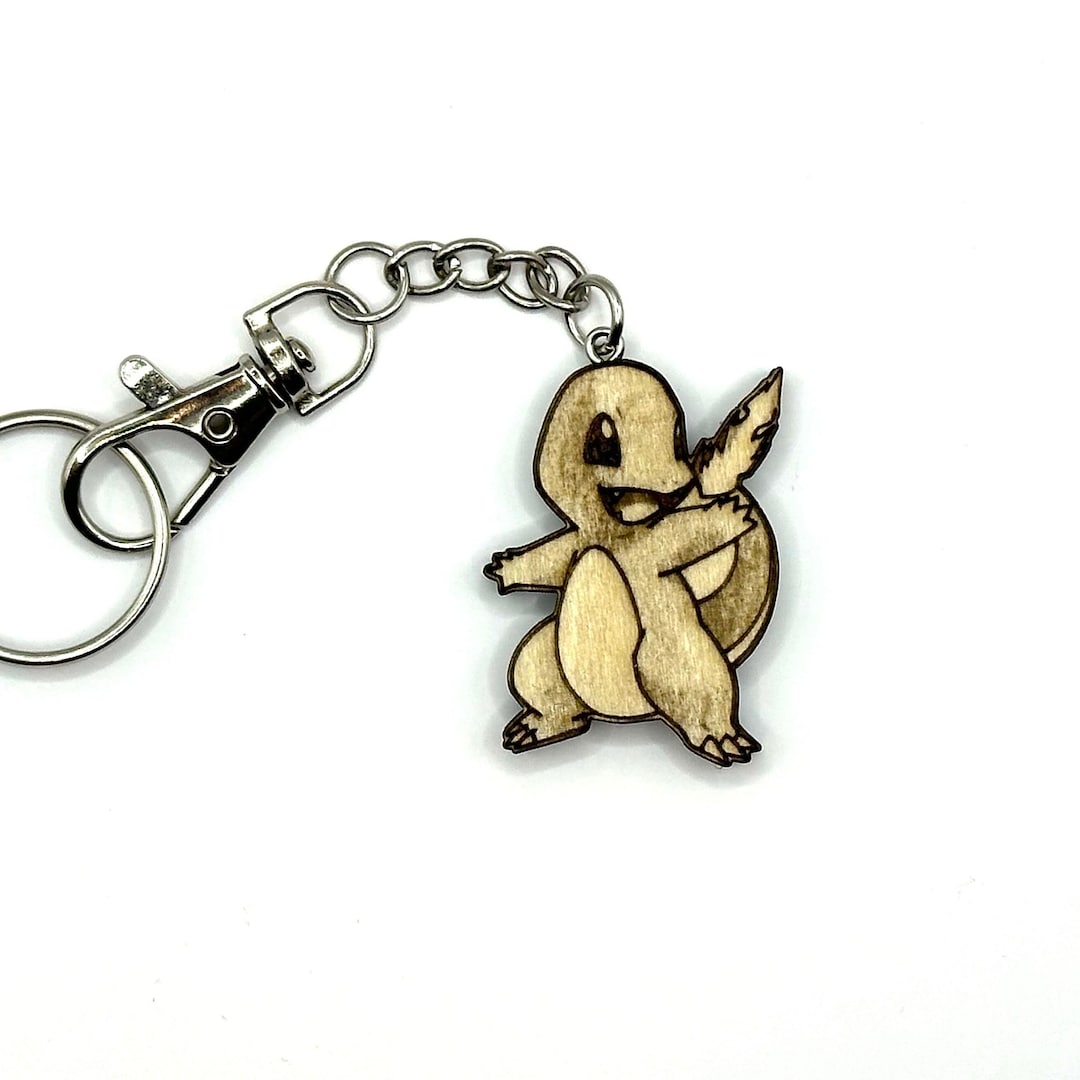 Pokemon Charmander Wood Keychain Laser-cut Great Gift - Etsy