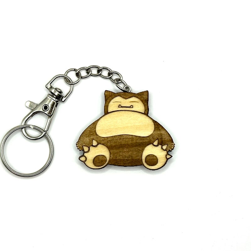 Snorlax Key Chain - Etsy