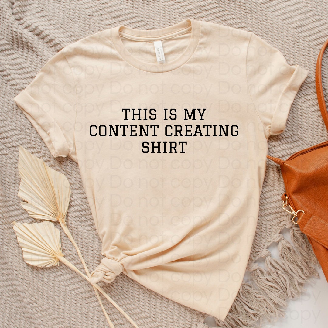 Content Creator, Content Creator Shirt, Content Creator PNG, Content ...