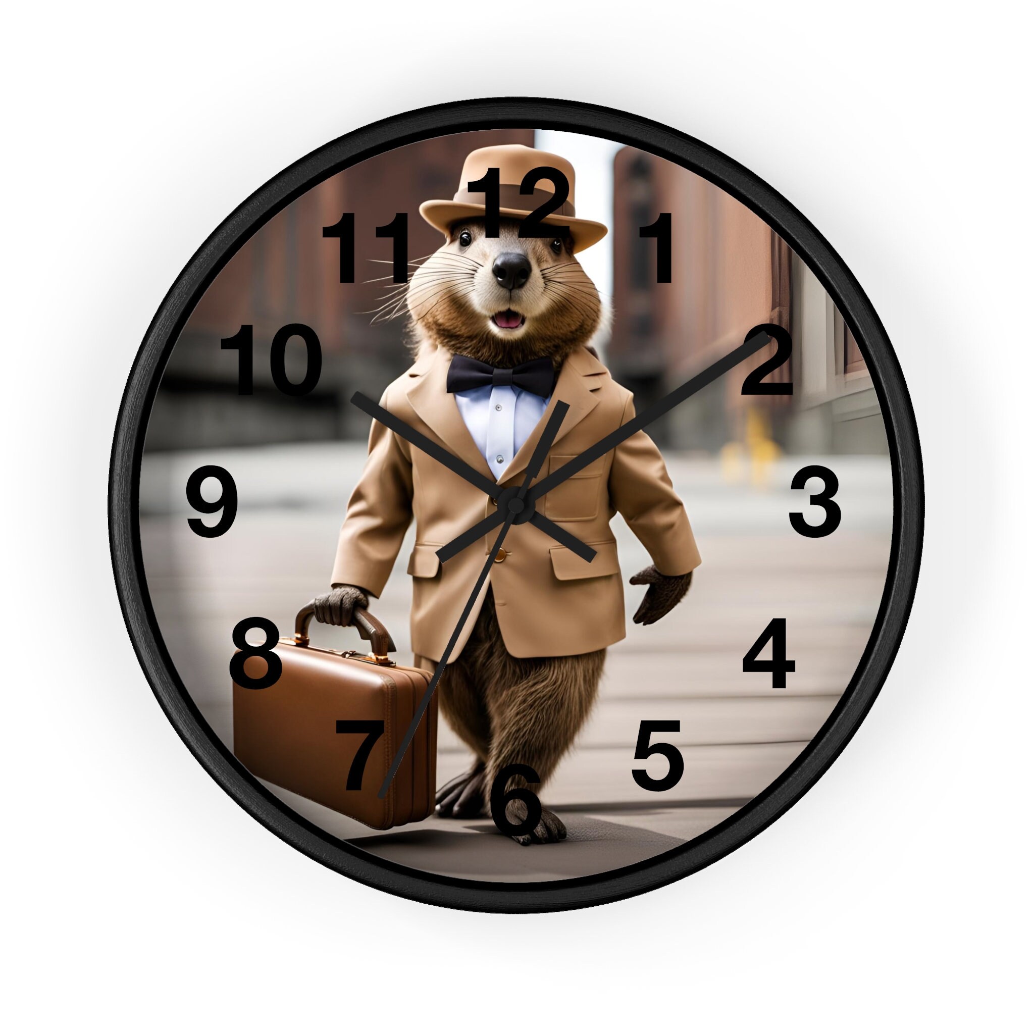 Busy Beaver Wall Clock - Etsy