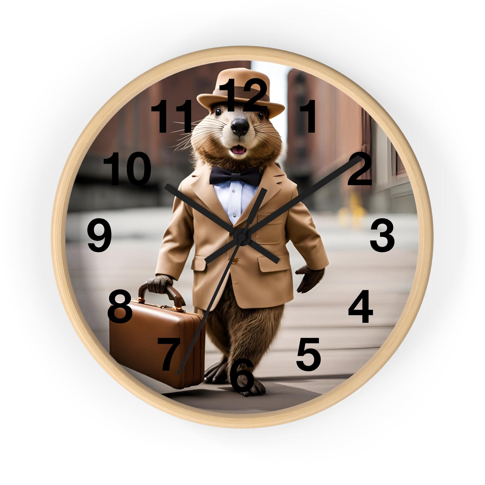 Busy Beaver Wall Clock - Etsy