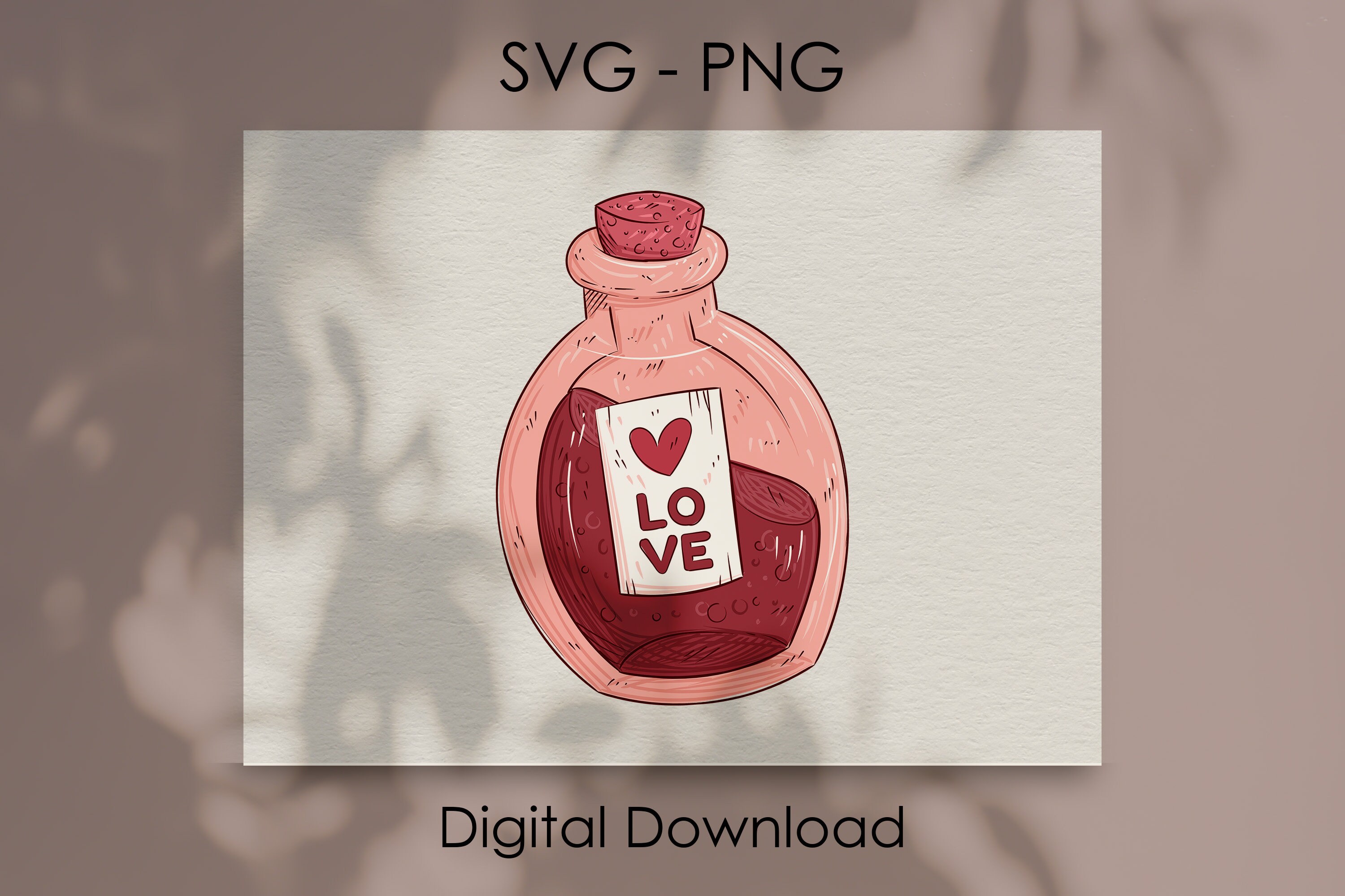 Love Potion SVG Instant Download SVG Bundle - Etsy