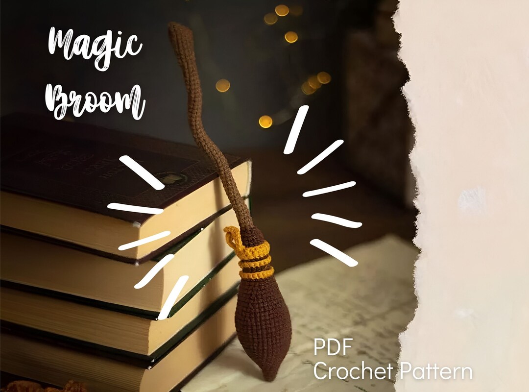 Magic Flying Broom PDF Crrochet Pattern Instant Digital Download - Etsy