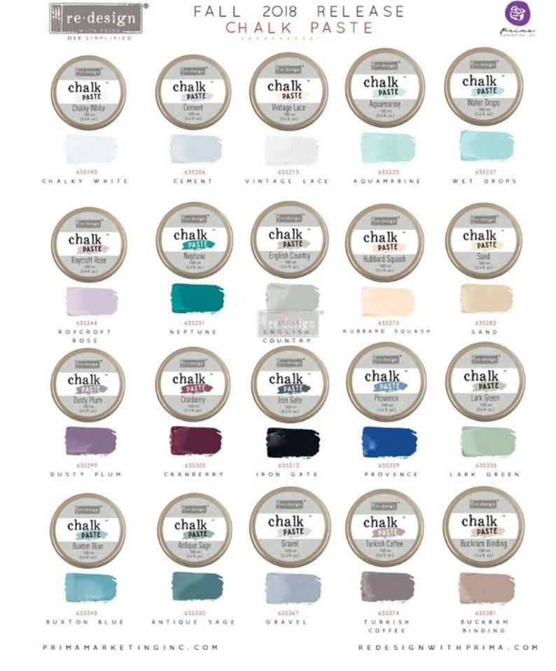 Chalk Paste Manor Coffee Re-design With Prima Chalk Paste for Stencils ...