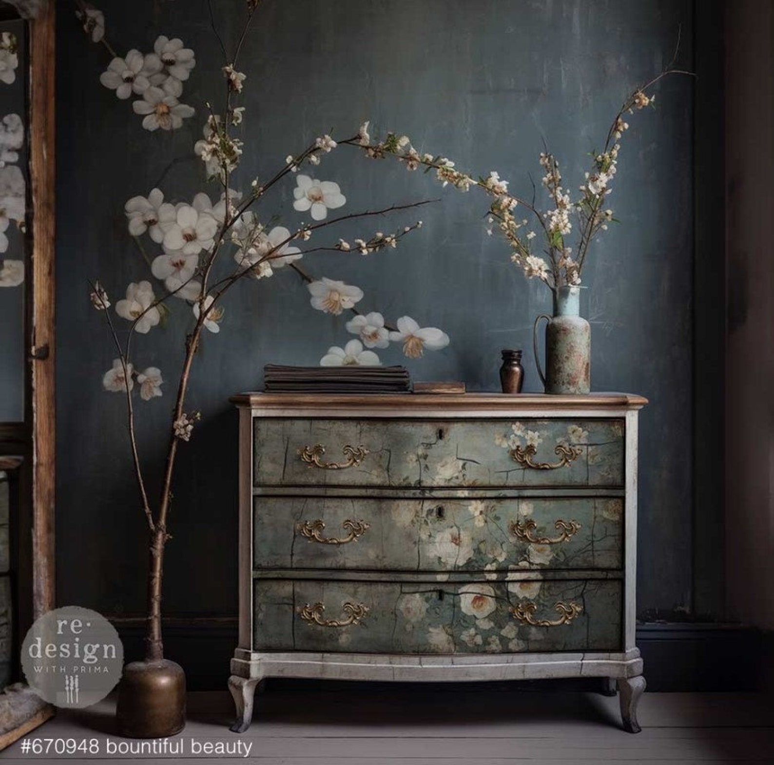 BOUNTIFUL BEAUTY Decoupage Decor Tissue 3 Pack 19.5x30 Re-design With ...