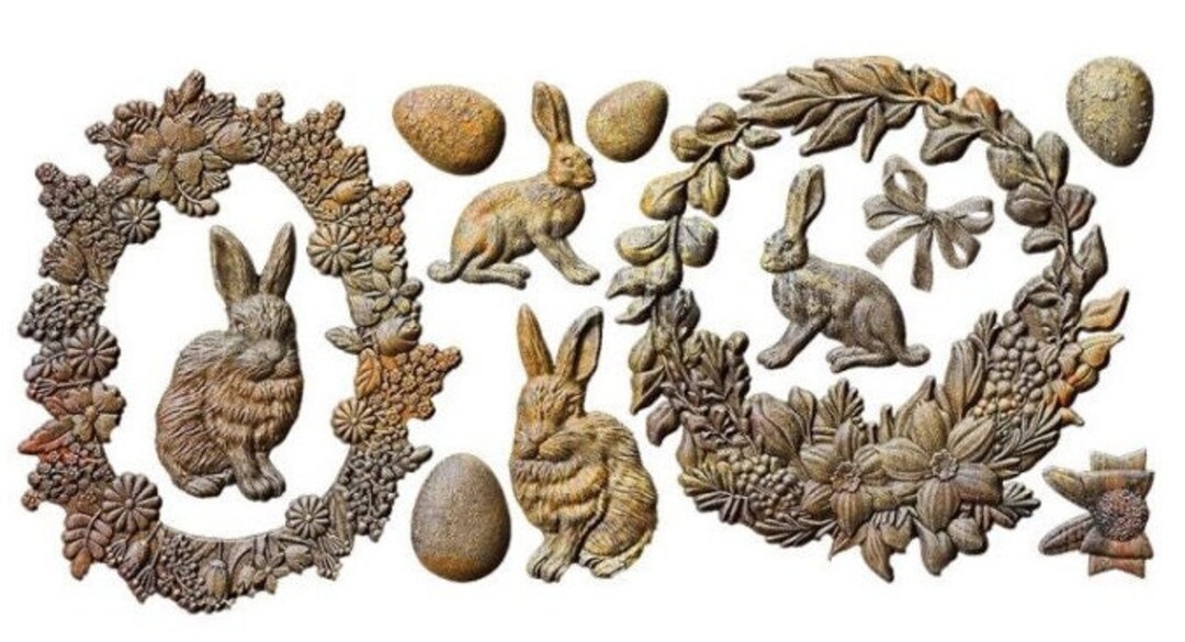 Easter Wreaths Mould Redesign With Prima Silicone Decor Mold Multi ...