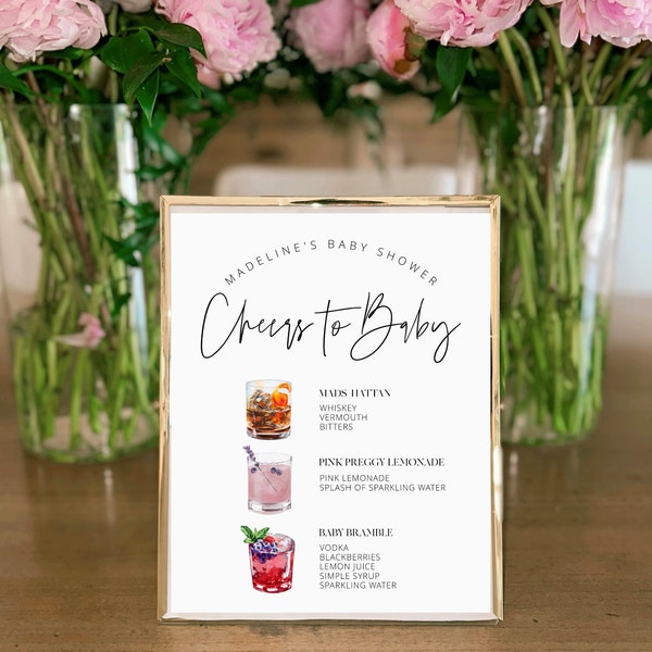 Baby Shower Signature Template - Etsy