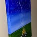Original Acrylic Painting of a Tree Rising From the Campfire Smoke ...