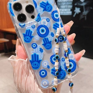 Evil Eye Phone Case Evil Amulet Cover for iPhone 15, 14, 13, 12, 11, Xr ...