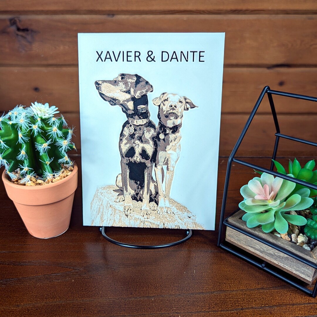 Custom Pet Portrait Your Photo Personalized Dog Art, Custom Pet ...