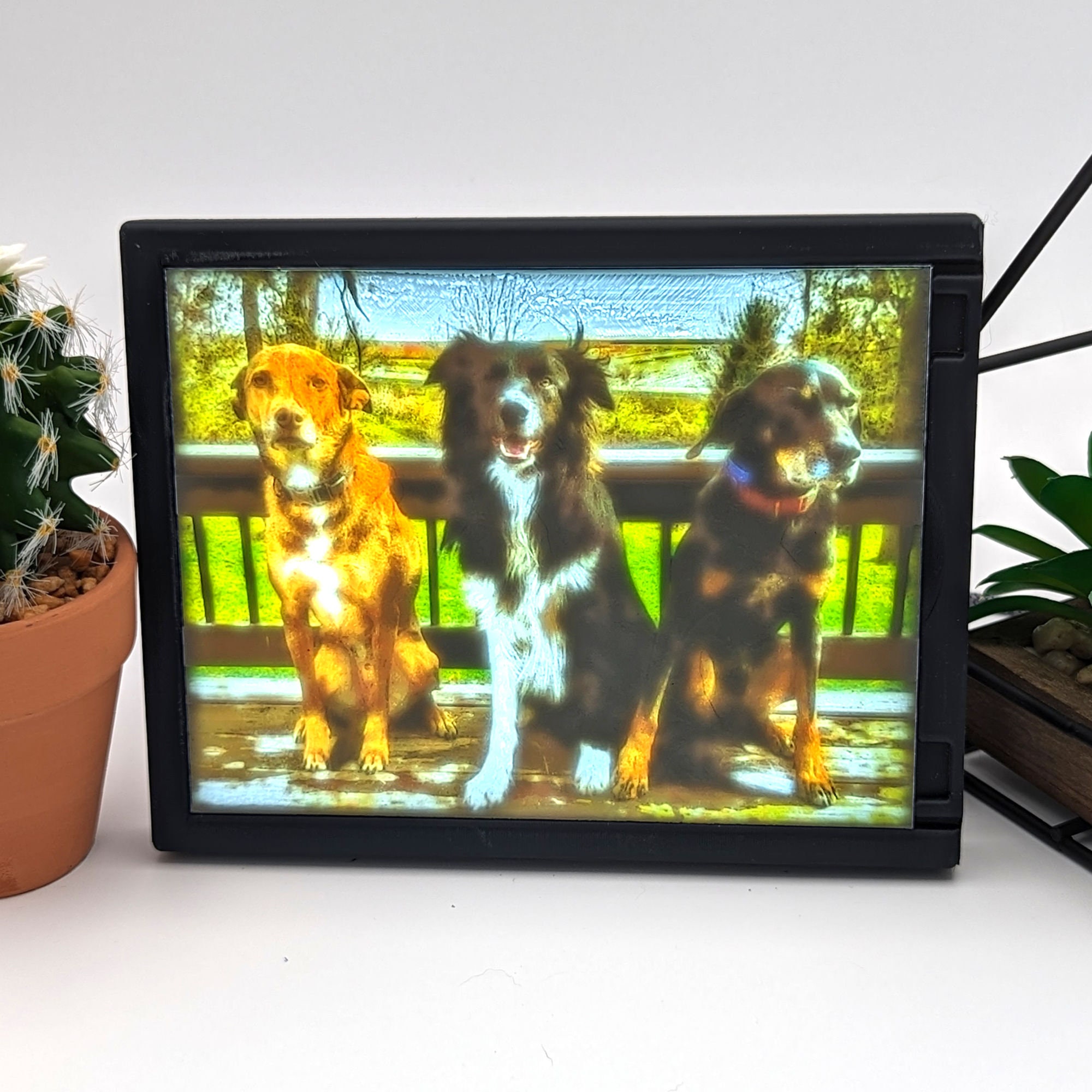 Custom Lithophane Effect Light-up Frame, Personalized Photo Display ...