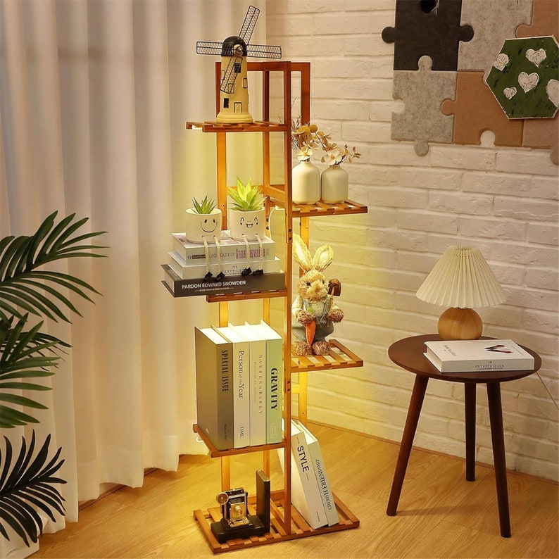 Plant Stand Grow Lights, Plant Shelf full Spectrum Grow Lamp indoor ...